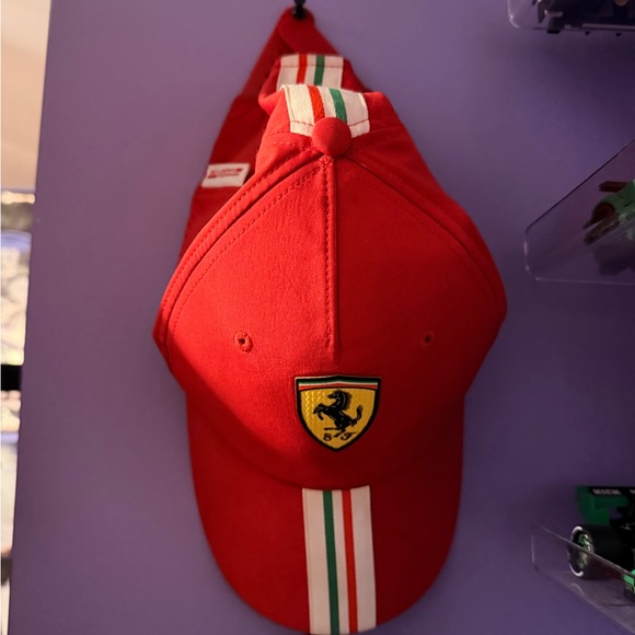 Ferrari | Accessories | Ferrari Red Cap With Iconic Logo | Poshmark